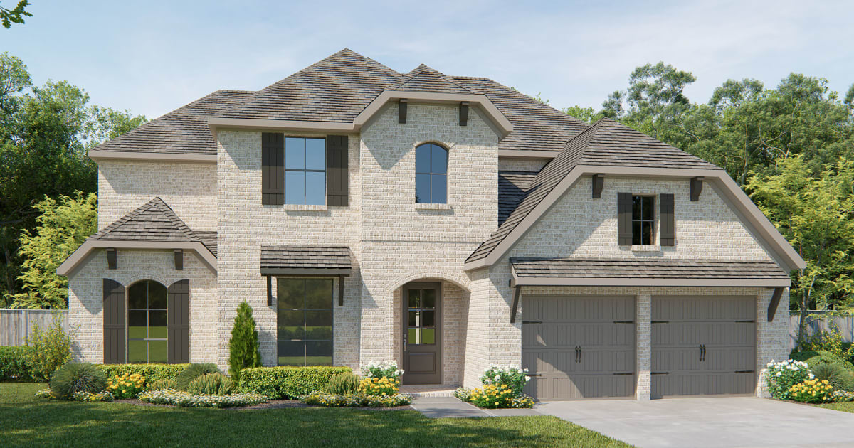 3399W House Plan in Eldorado At Santa Rita Ranch 60, Austin, Texas ...