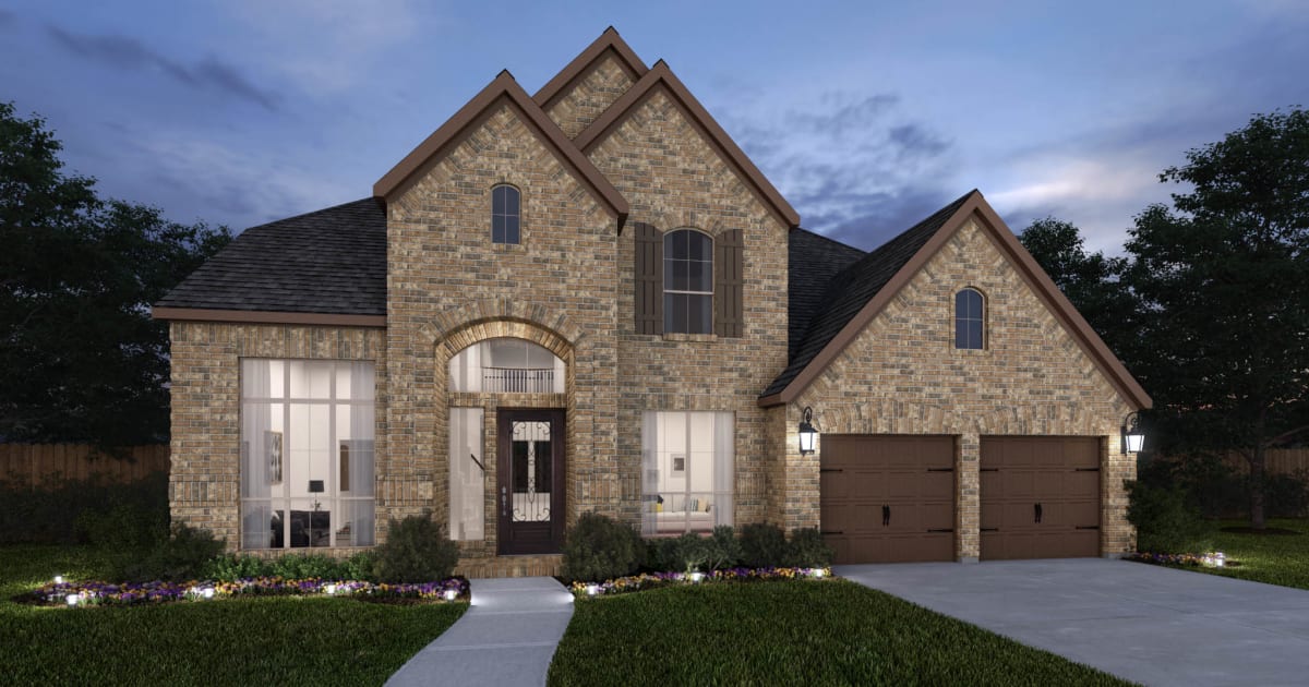 4016W House Plan in Eldorado At Santa Rita Ranch 60, Austin, Texas ...