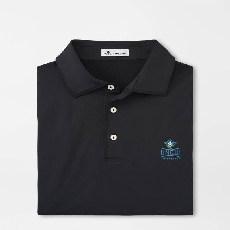 UNCW Solid Performance Jersey Polo | Men's Collegiate Apparel | Peter ...