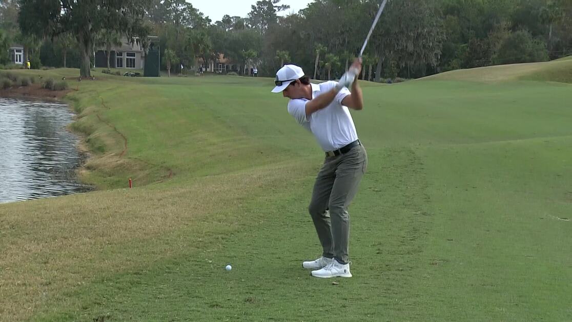 Will Chandler | Round 4 | 17th hole | Shot 2 | 2024 PGA TOUR Q-School