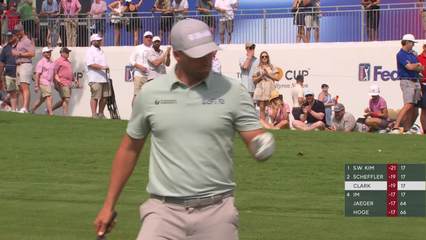 Wyndham Clark | Round 3 | 18th hole | Shot 1 | 2026 THE CJ CUP