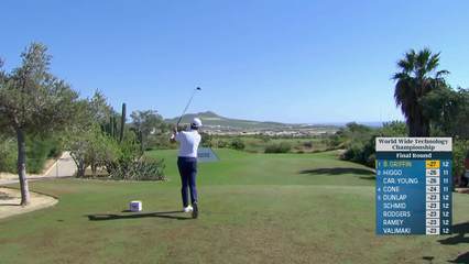 Ben Griffin | Round 4 | 9th hole | Shot 1 | 2025 World Wide Technology