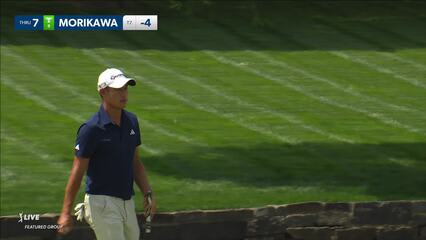 Collin Morikawa | 2024 Wells Fargo | Round 2 | 3rd hole | Shot 4