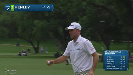 Russell Henley | Round 2 | 1st hole | Shot 4 | 2026 Charles Schwab