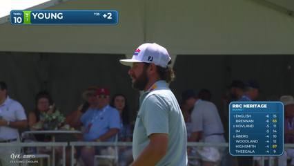 Cameron Young | Round 1 | 10th hole | Shot 1 | 2026 RBC Heritage
