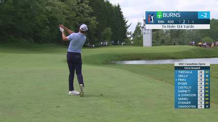 Sam Burns | Round 1 | 9th hole | Shot 2 | 2026 RBC Canadian