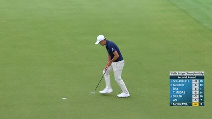 Collin Morikawa | 2024 Wells Fargo | Round 2 | 18th hole | Shot 1