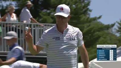 Zach Johnson | Round 1 | 18th hole | Shot 3 | 2026 Principal