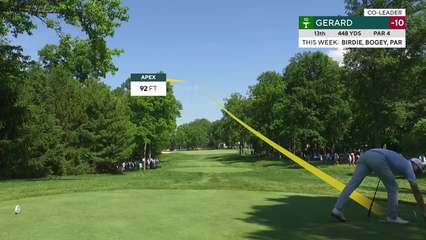 Ryan Gerard | Round 4 | 10th hole | Shot 2 | 2026 the Memorial