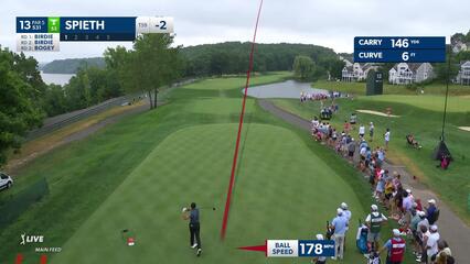 Jordan Spieth | 2024 Travelers | Round 4 | 12th hole | Shot 5