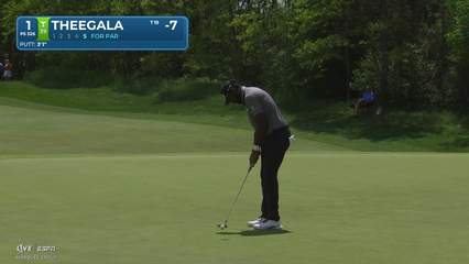 Sahith Theegala | Round 3 | 18th hole | Shot 6 | 2026 RBC Canadian
