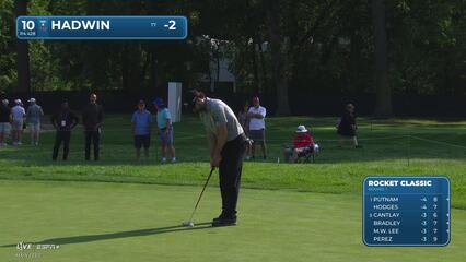 Adam Hadwin | Round 1 | 8th hole | Shot 4 | 2025 Rocket Classic