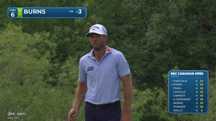 Sam Burns | Round 1 | 7th hole | Shot 3 | 2026 RBC Canadian