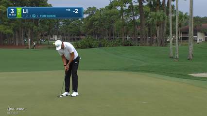 Haotong Li | Round 4 | 3rd hole | Shot 2 | 2026 Cognizant Classic