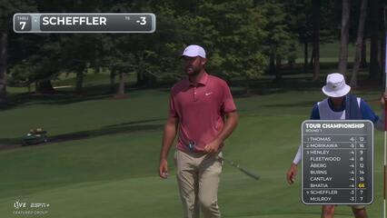 Scottie Scheffler | Round 1 | 7th hole | Shot 2 | 2025 TOUR Championship