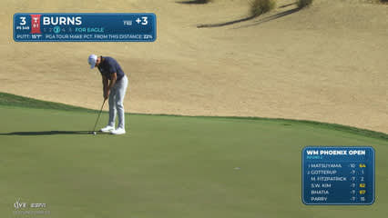 Sam Burns | Round 2 | 4th hole | Shot 1 | 2026 WM Phoenix Open