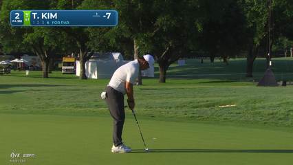 Tom Kim | Round 2 | 1st hole | Shot 4 | 2026 Charles Schwab