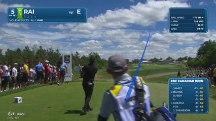 Aaron Rai | Round 2 | 4th hole | Shot 4 | 2026 RBC Canadian
