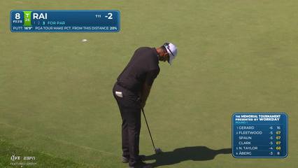 Aaron Rai | Round 1 | 1st hole | Shot 4 | 2026 the Memorial