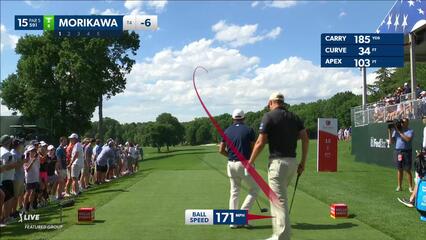 Collin Morikawa | 2024 Wells Fargo | Round 2 | 14th hole | Shot 3