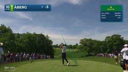 Ludvig Åberg | Round 1 | 18th hole | Shot 3 | 2026 the Memorial