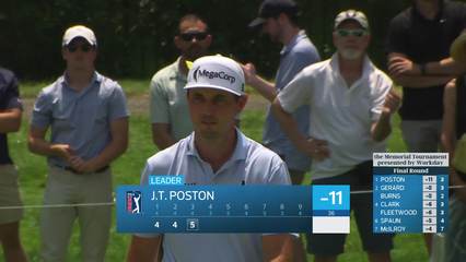 J.T. Poston | Round 4 | 18th hole | Shot 3 | 2026 the Memorial