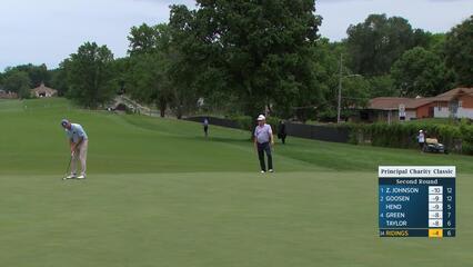Retief Goosen makes birdie on No. 12 at Principal Charity Classic