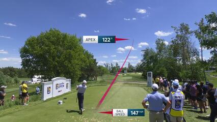 Jimmy Stanger sinks 32-foot birdie putt on No. 3 at RBC Canadian