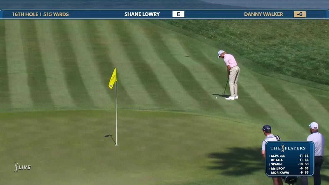 Danny Walker | Round 3 | 16th hole | Shot 4 | 2025 THE PLAYERS