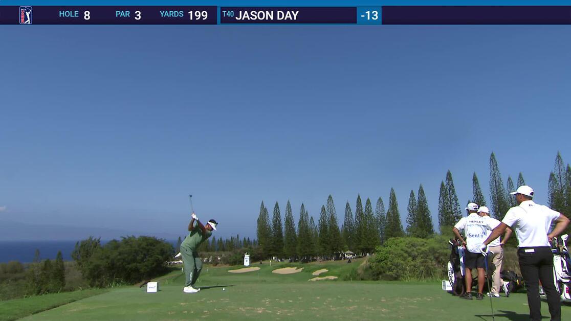 Jason Day | Round 4 | 8th hole | Shot 1 | 2025 The Sentry