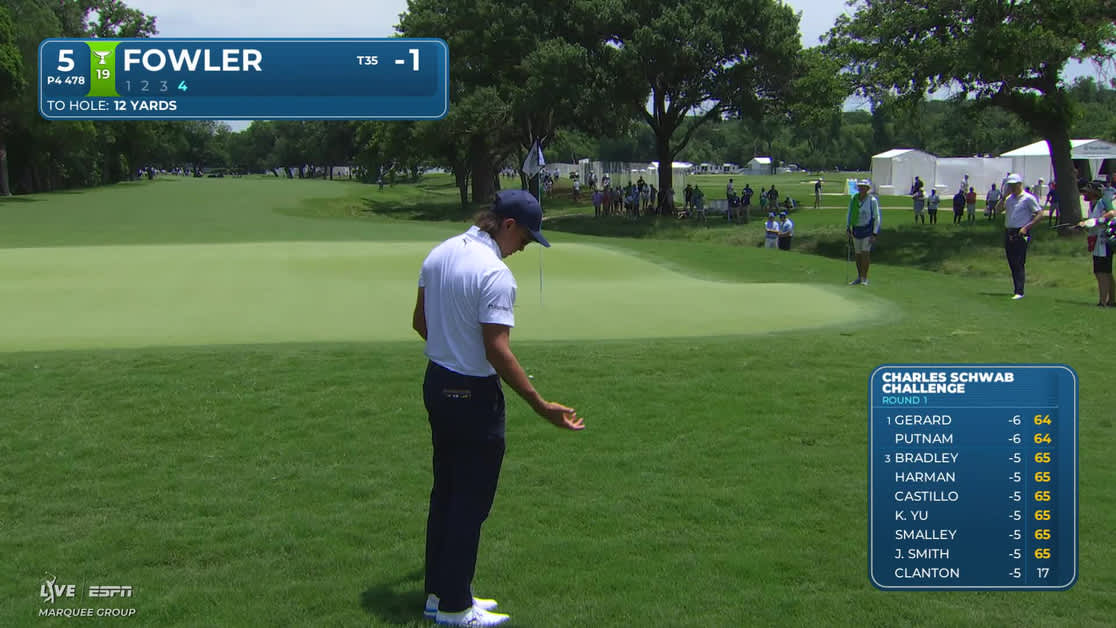 Rickie Fowler | Round 1 | 5th hole | Shot 4 | 2026 Charles Schwab