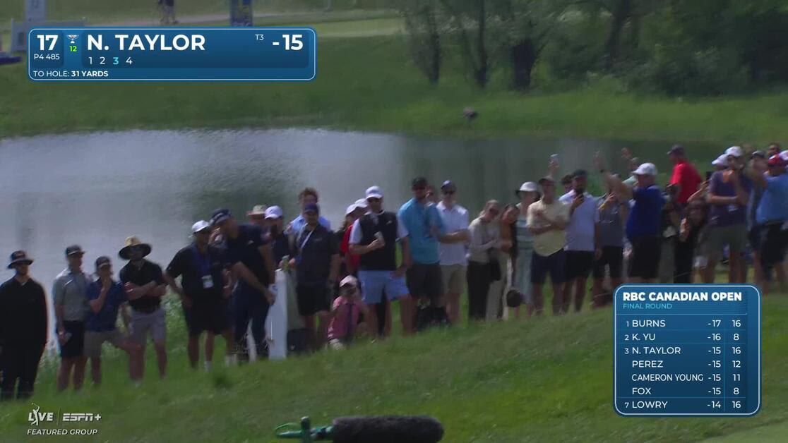 Nick Taylor | Round 4 | 17th hole | Shot 3 | 2025 RBC Canadian