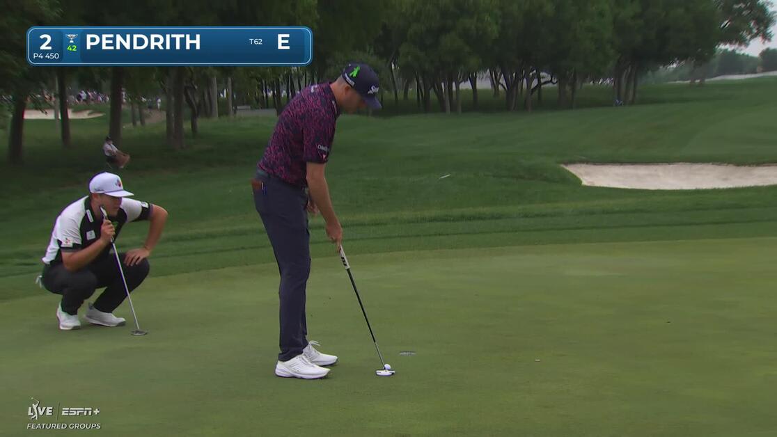 Taylor Pendrith | Round 1 | 2nd hole | Shot 4 | 2025 THE CJ CUP