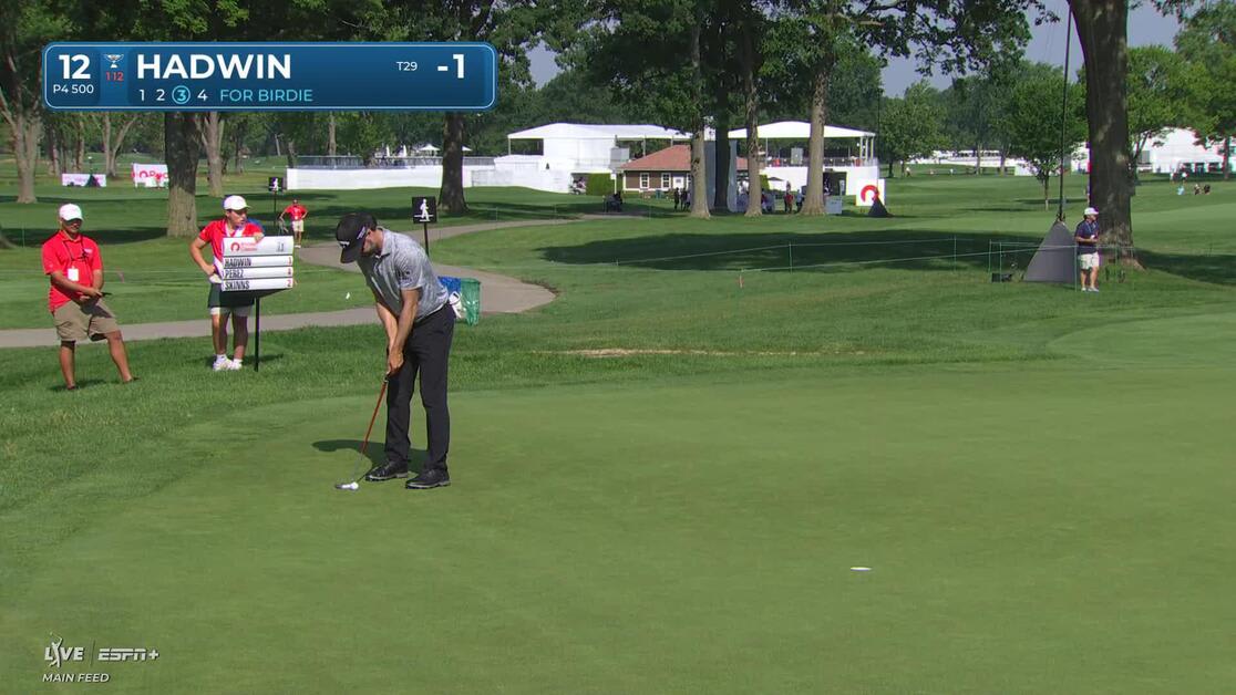 Adam Hadwin | Round 1 | 12th hole | Shot 3 | 2025 Rocket Classic