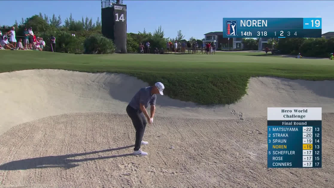 Alex Noren | Round 4 | 14th hole | Shot 2 | 2025 Hero World Challenge
