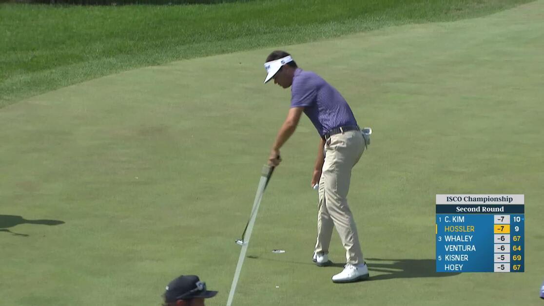 Beau Hossler | Round 2 | 9th hole | Shot 3 | 2025 ISCO Championship
