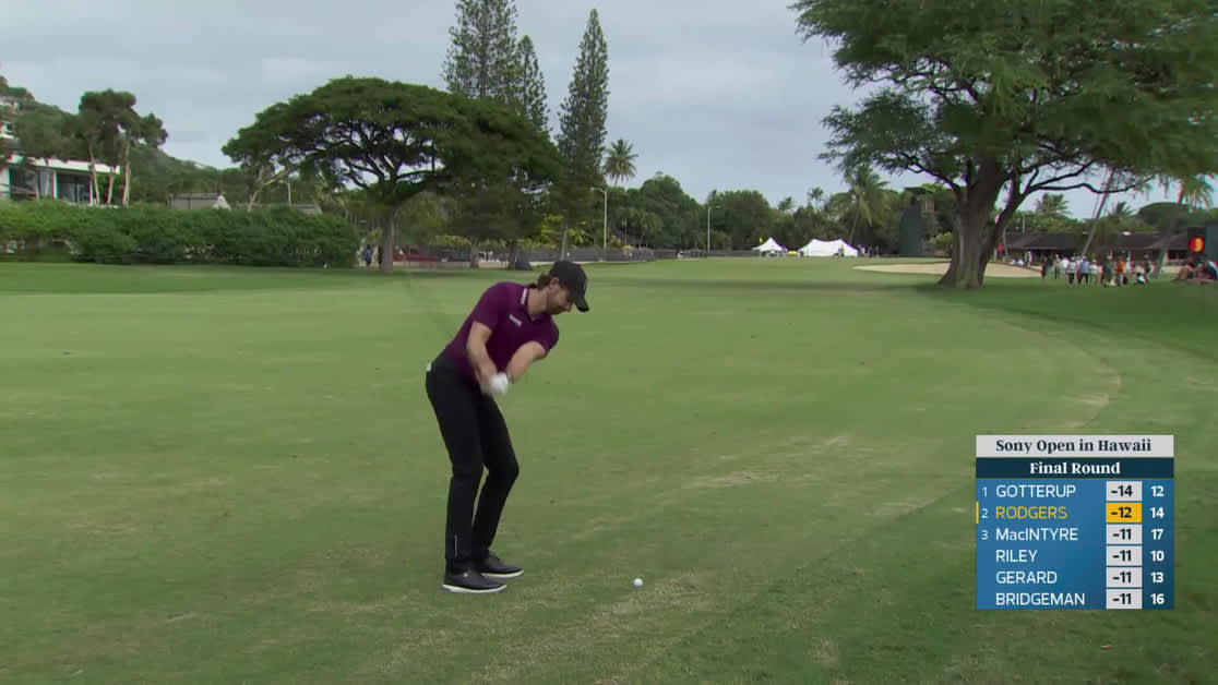 Patrick Rodgers | Round 4 | 15th hole | Shot 2 | 2026 Sony Open