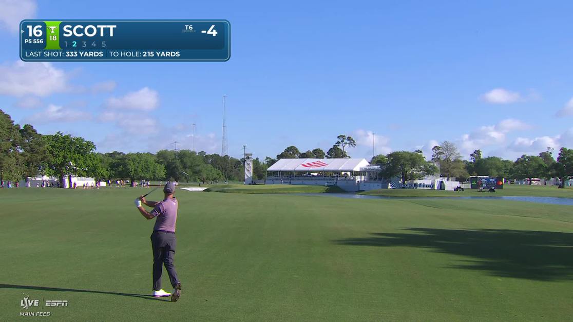 Adam Scott | Round 2 | 16th hole | Shot 2 | 2026 Texas Children's