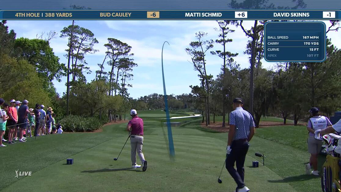 Bud Cauley | Round 2 | 4th hole | Shot 1 | 2025 THE PLAYERS