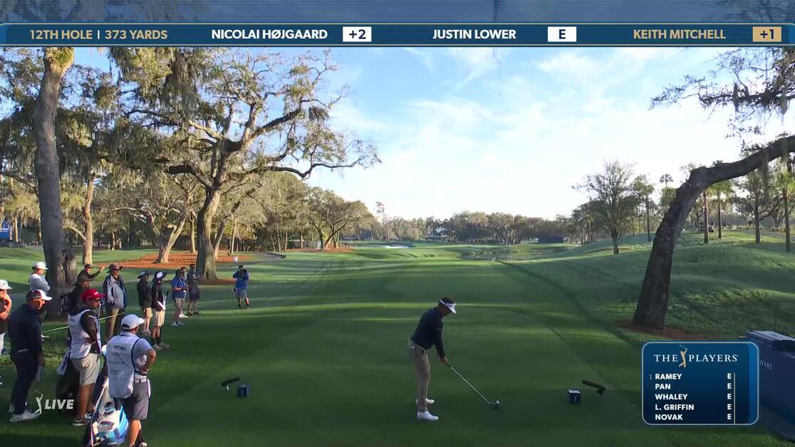 Keith Mitchell | Round 1 | 12th hole | Shot 1 | 2025 THE PLAYERS