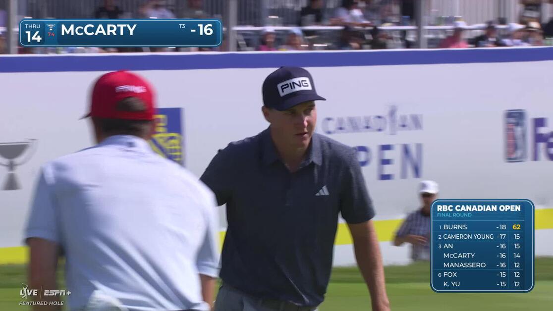 Matt McCarty | Round 4 | 14th hole | Shot 2 | 2025 RBC Canadian