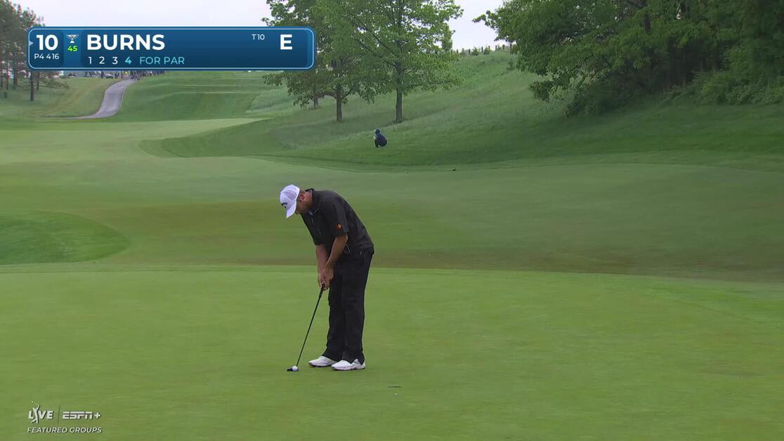 Sam Burns | Round 1 | 10th hole | Shot 4 | 2025 RBC Canadian