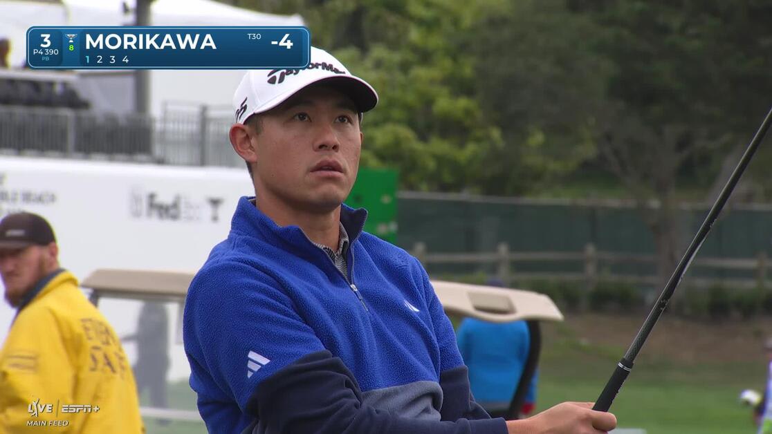 Collin Morikawa | Round 2 | 3rd hole | Shot 1 | 2025 AT&T Pebble Beach