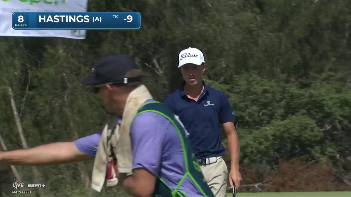 Justin Hastings | Round 3 | 8th hole | Shot 4 | 2025 Mexico Open