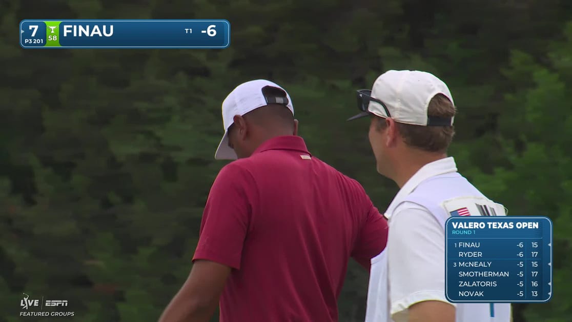 Tony Finau | Round 1 | 7th hole | Shot 2 | 2026 Valero