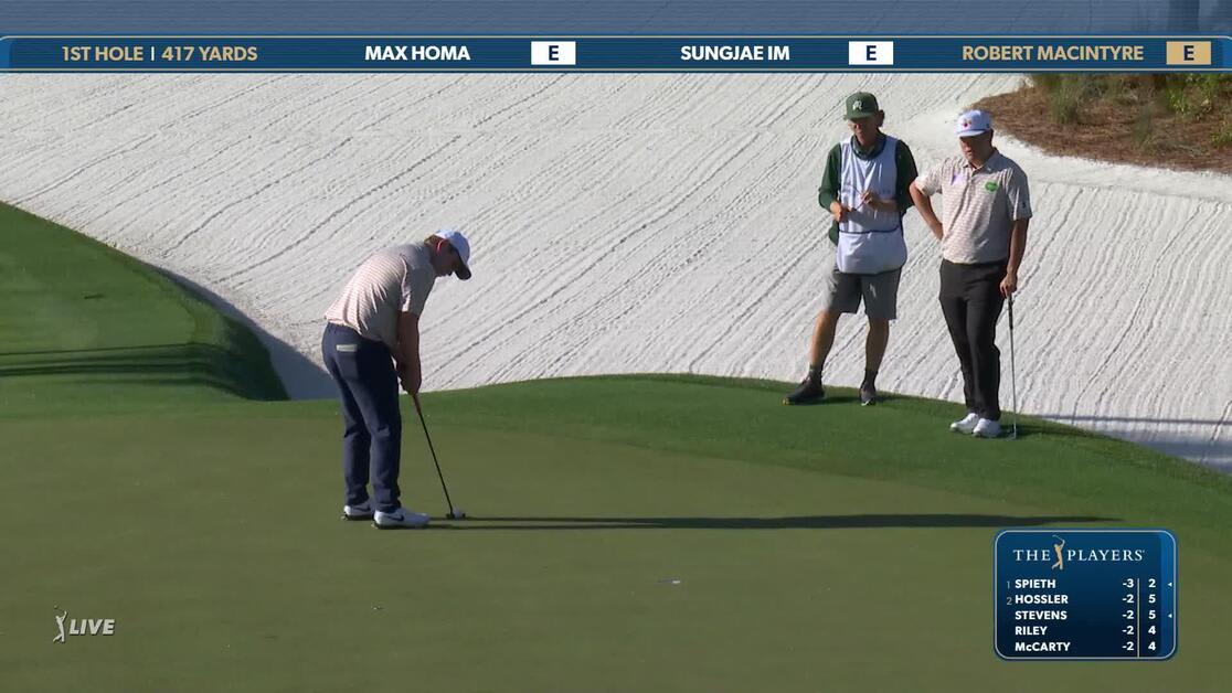 Robert MacIntyre | Round 1 | 1st hole | Shot 3 | 2025 THE PLAYERS