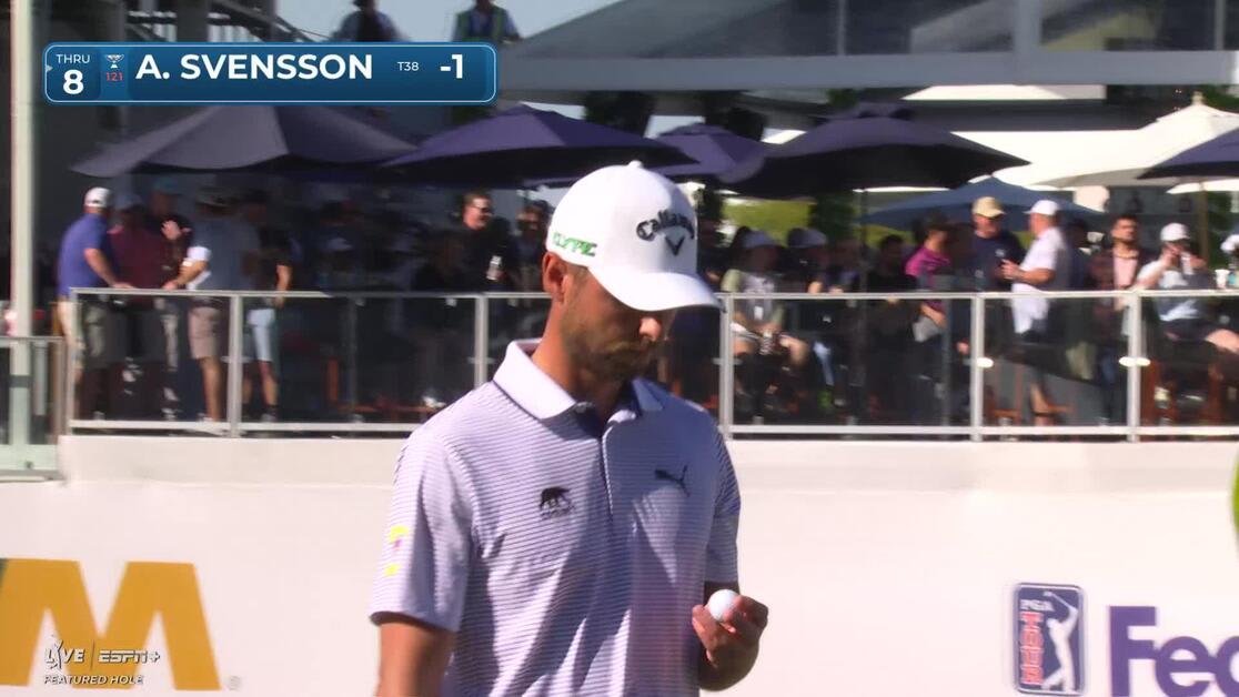 Adam Svensson | Round 1 | 17th hole | Shot 3 | 2025 WM Phoenix Open