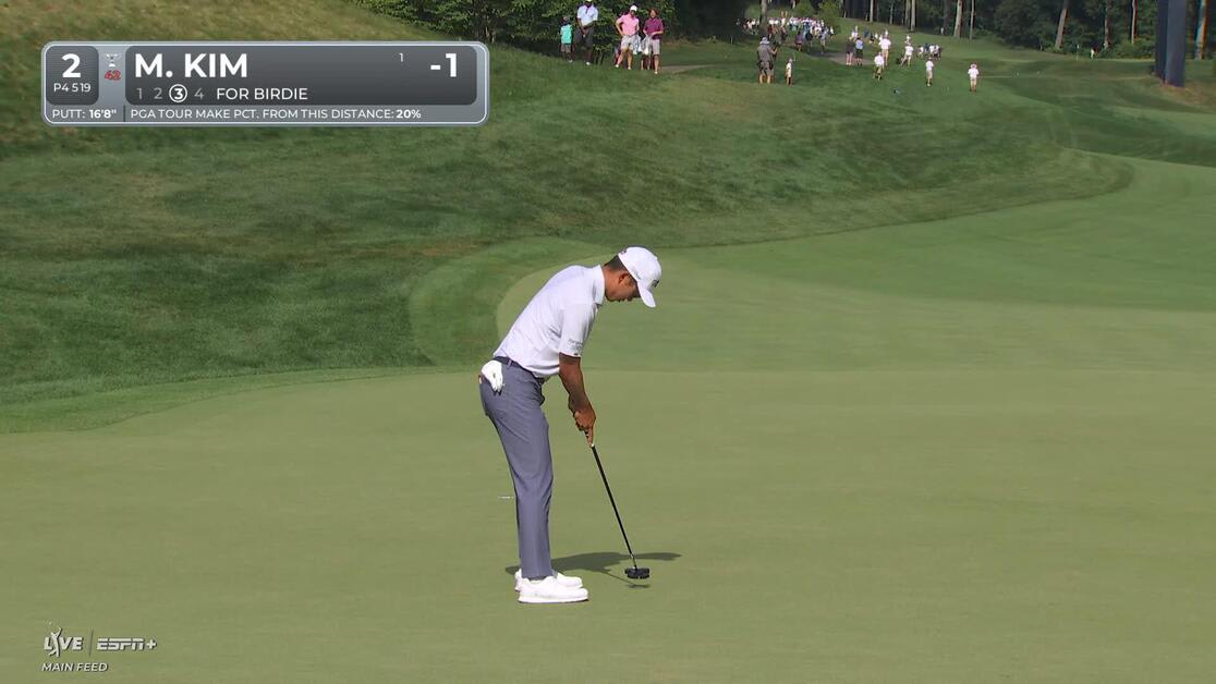 Michael Kim | Round 1 | 2nd hole | Shot 4 | 2025 BMW Championship