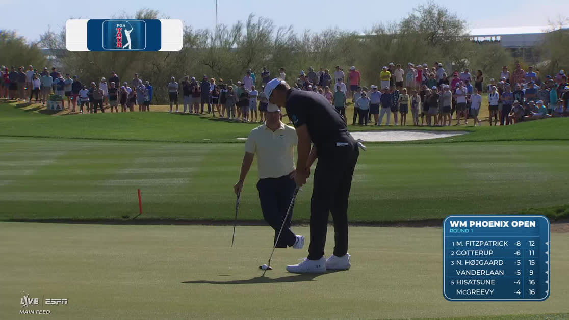 Jordan Spieth | Round 1 | 3rd hole | Shot 4 | 2026 WM Phoenix Open