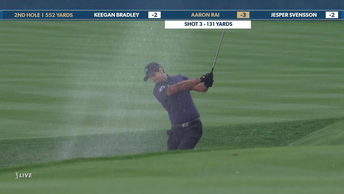 Aaron Rai | Round 4 | 2nd hole | Shot 3 | 2025 THE PLAYERS